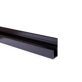Matt Black Mirror Trim Bottom J-Channel - 8 x 11.6 x 24mm - The ...