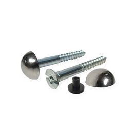 Chrome Dome Head Mirror Screws - The Wholesale Glass Company