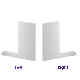 Q-railing End Caps for Easy Glass Pro Top Mount F Base Channel Profiles ...