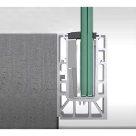 Q-railing Easy Glass Smart Fascia Mount Base Channel Profile Set ...