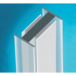Flexible Glass to Glass Partition Joint 180° - The Wholesale Glass Company