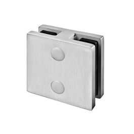 Model 52 in 316 Grade Satin Stainless Steel 50 x 60mm Square Glass to ...