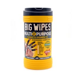 Multi-Purpose Big Wipes - Tub of 80 Yellow Wipes - The Wholesale Glass ...