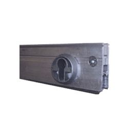 DORMA Glass Base Rail Lock & Block - 250mm - The Wholesale Glass Company