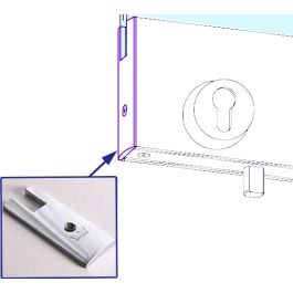DORMA 76.5mm Rail End Cap Main - The Wholesale Glass Company