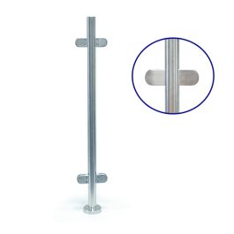 Pre-Drilled Round Centre Post Kit with Clamps for Outdoor Use - 42.4mm ...