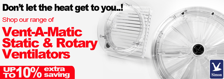 Vent-A-Matic Static & Rotary Ventilators - The Wholesale Glass Company
